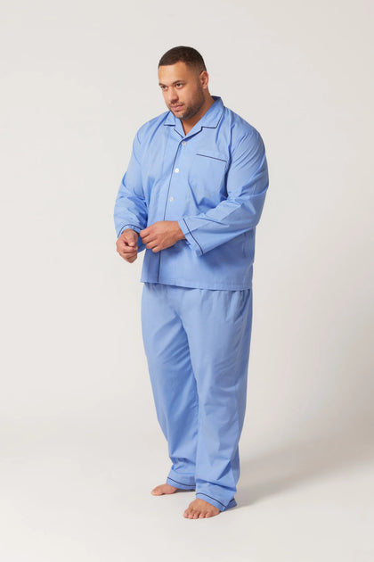 CONTARE COUNTRY Long Leg Plain Classic Pyjamas – Hughes Menswear