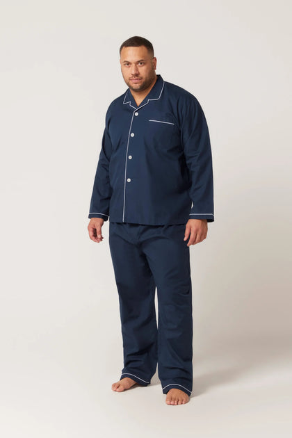 CONTARE COUNTRY Long Leg Plain Classic Pyjamas – Hughes Menswear